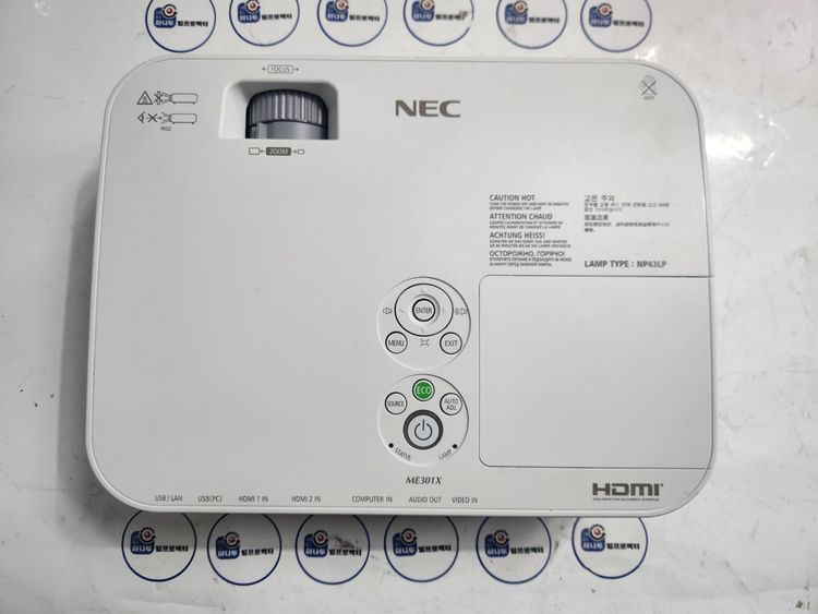 5시간사용 소형 Nec Np Me301x 중고빔프로젝터 홈플러스 택배배송