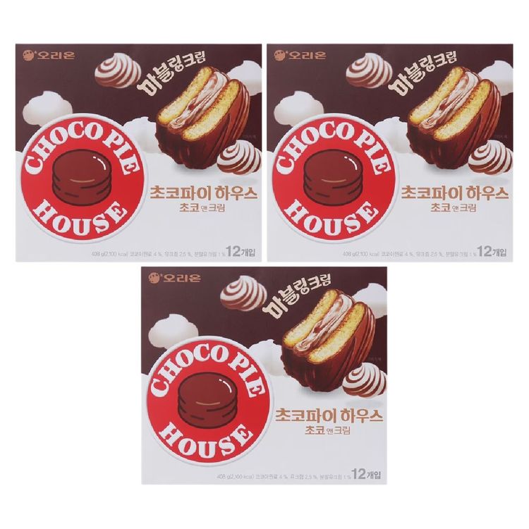 더반 오리온 초코파이 초코앤크림408g X 3곽 홈플러스 택배배송