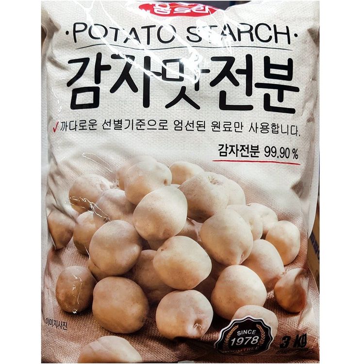 감자전분 움트리 3kg 감자전분 감자 가루 가루 밀가루 홈플러스 택배배송