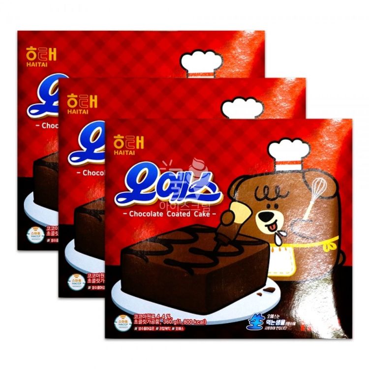 해태 오예스 초코 케이크 3박스 홈플러스 택배배송