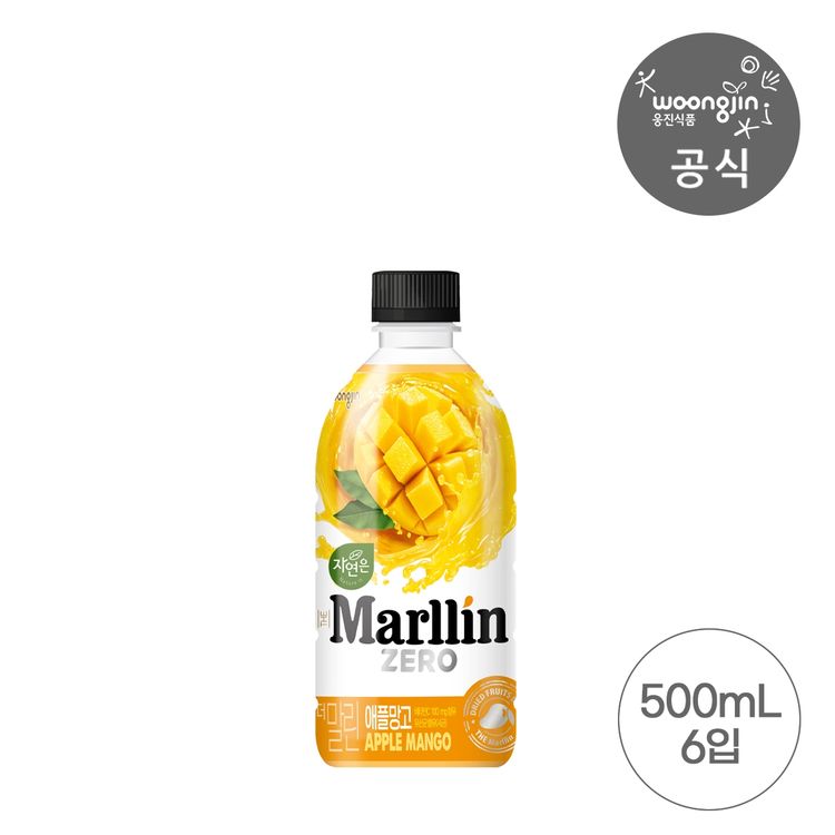 자연은 더말린 제로 애플망고 500ml 6입 홈플러스 택배배송