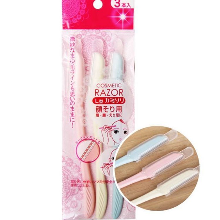 아이브로 니켄일자형눈썹칼3p 1개 눈썹칼 눈섭정리 홈플러스 택배배송