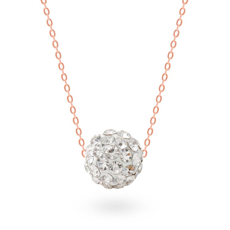 미니아트 14k Gold 탄생석컬러 미러볼 목걸이 4월 다이아몬드 Rs445 홈플러스 택배배송