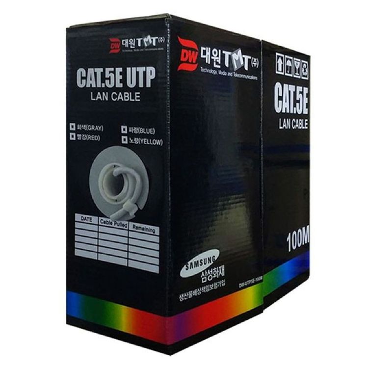 CAT.5E UTP 케이블 (1DW-UTP5E/100M/대원TMT) | 홈플러스 택배배송
