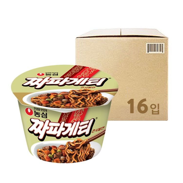 [농심]짜파게티 큰사발 123g X 16개 홈플러스 택배배송