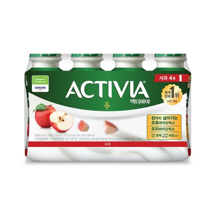 풀무원 다논 액티비아 사과 130ML*4 | 홈플러스 익스프레스