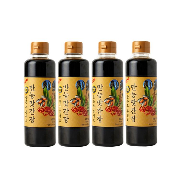 뉴골드 홍성호 울릉도 맛간장 소스 490gx4병양조간장 국간장 양념간장 대게간장 만능간장 홈플러스 택배배송