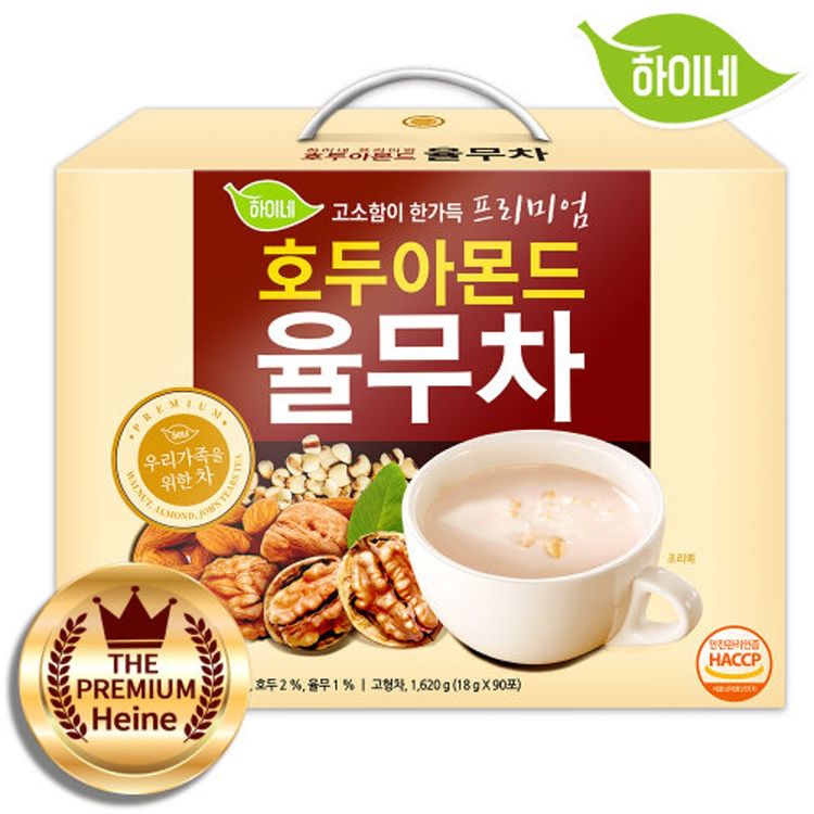 하이네 프리미엄 호두아몬드 율무차 90t90t 홈플러스 택배배송