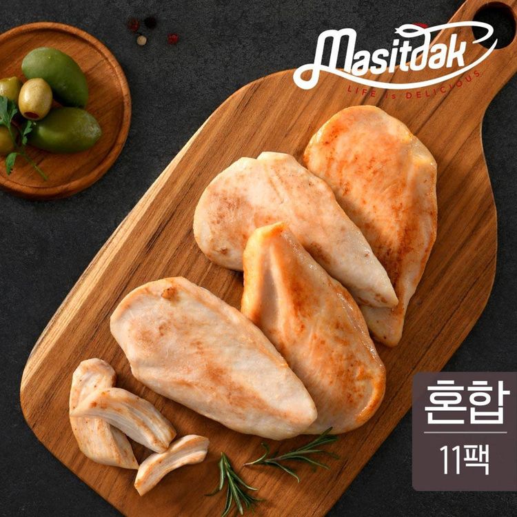 맛있닭 저염프로 닭가슴살 혼합 11팩저염6팩프로5팩 홈플러스 택배배송