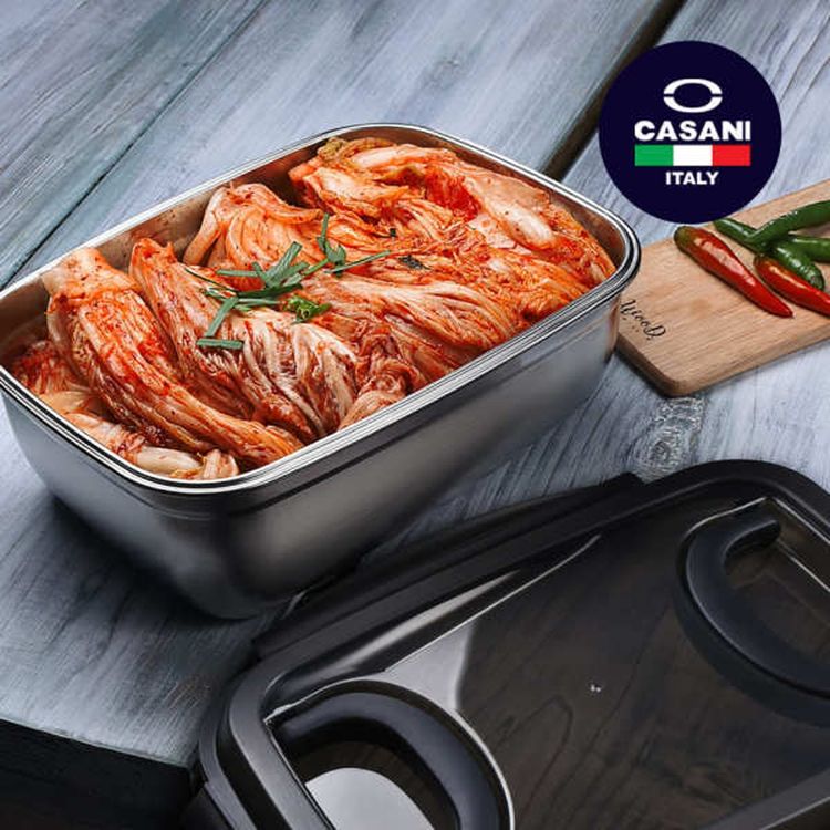 스텐 보관용기 밀폐용기 75l 김치통 찬통 홈플러스 택배배송