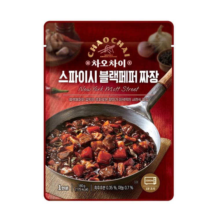차오차이 스파이시 블랙페퍼 짜장 180g 홈플러스