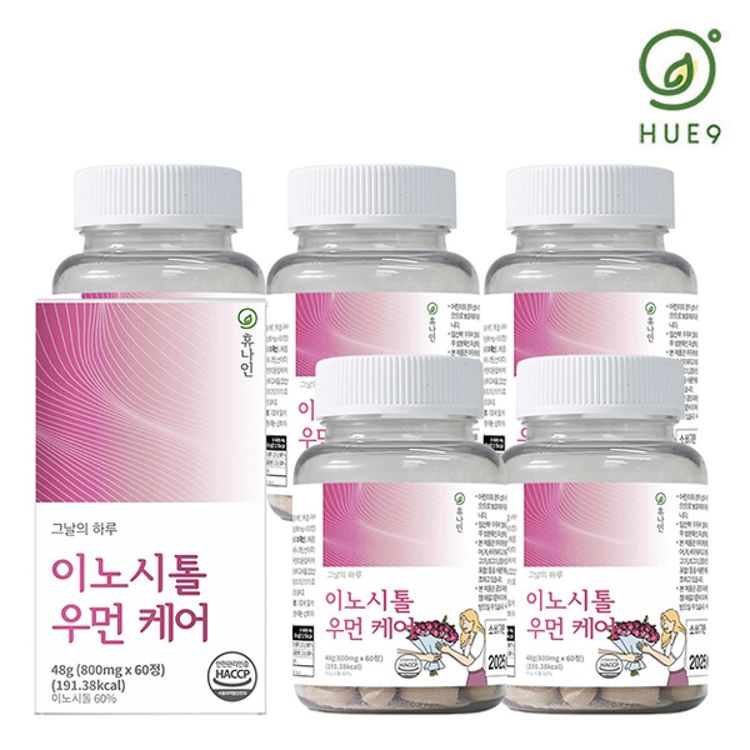 휴나인 그날의 하루 비건 미오 이노시톨 우먼 케어 5박스박스당 800mg X 60정 콜 홈플러스 택배배송