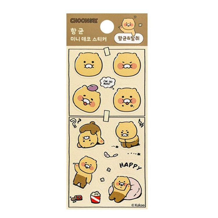 춘식이 미니 데코스티커 5p 핸드폰 꾸미기 폰꾸 다꾸 홈플러스 택배배송