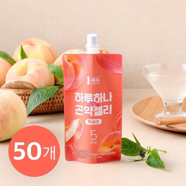 하루하나 곤약젤리 복숭아 150g X 50개 홈플러스 택배배송