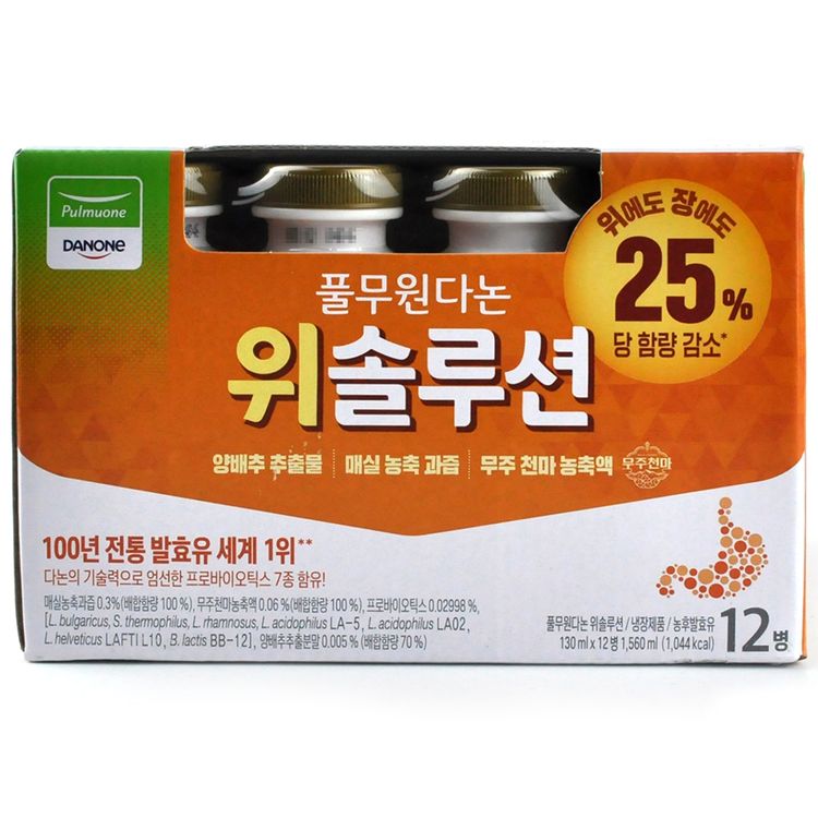 Costco 풀무원 다논 위솔루션 요거트 드링크 130ml X 12병 홈플러스 택배배송