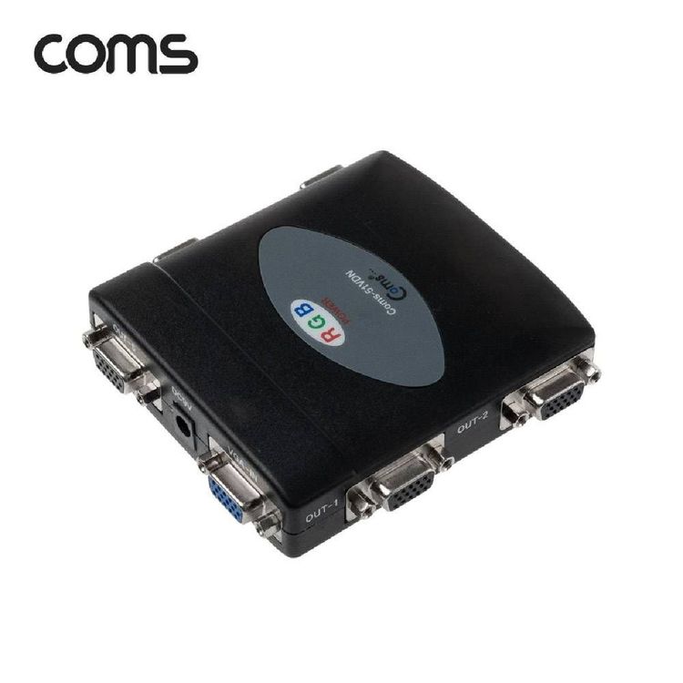 Coms 모니터 분배기 1대5 Vgargb 입력x1 출력x5 홈플러스 택배배송
