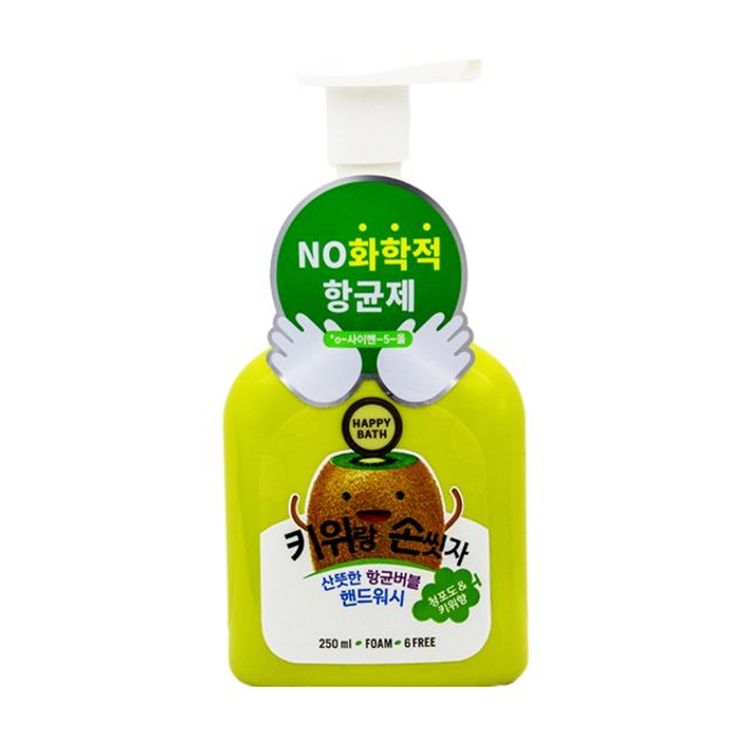 Spbtm 해피바스 키위랑 손씻자 버블 핸드워시 250ml 홈플러스 택배배송
