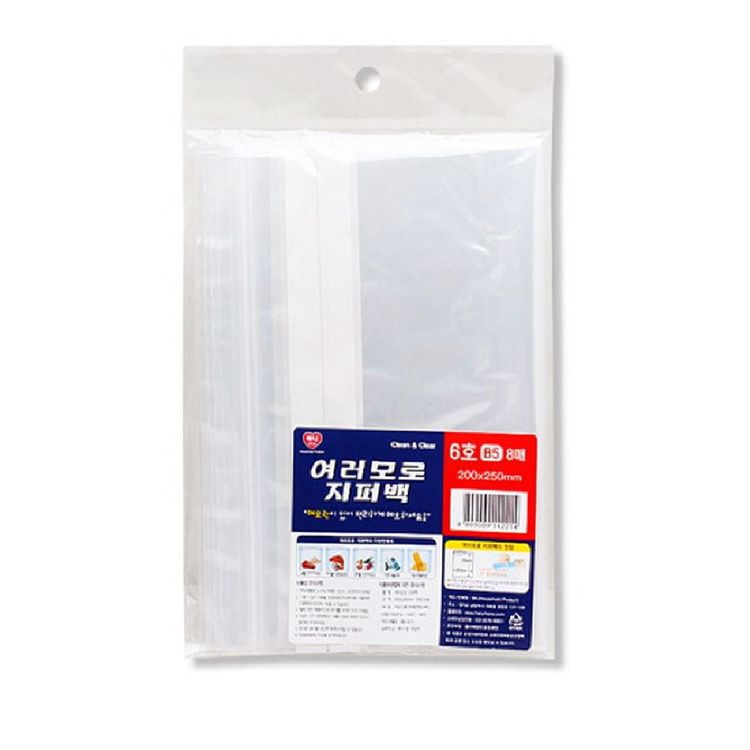 여러모로 지퍼백 6호 메모가능 지퍼 위생백 홈플러스 택배배송