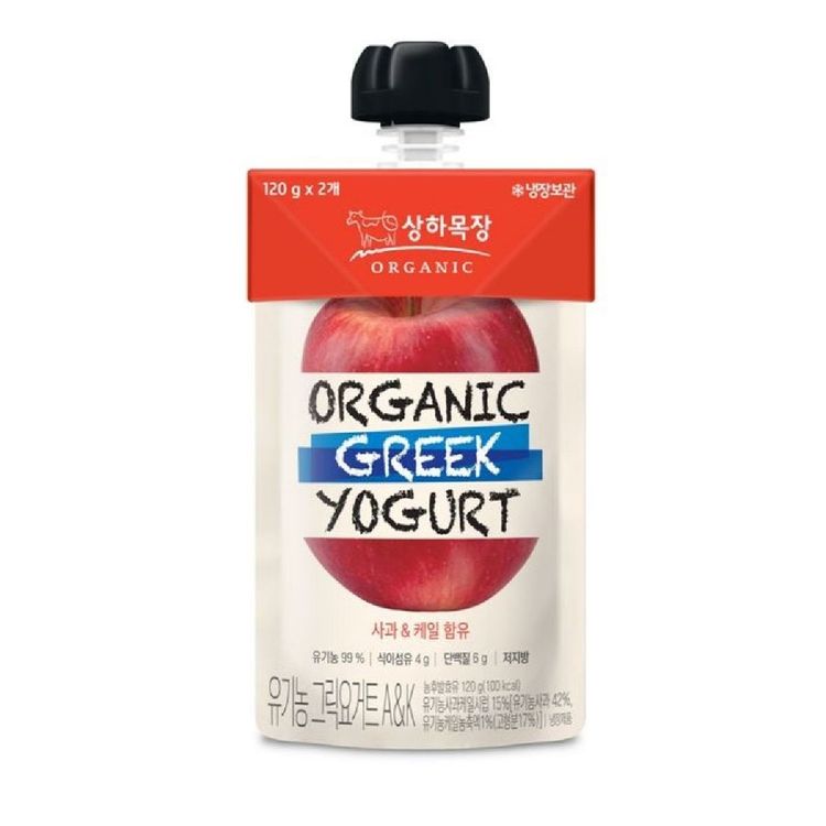 상하목장 유기농 그릭요거트 사과 케일 120g2 홈플러스