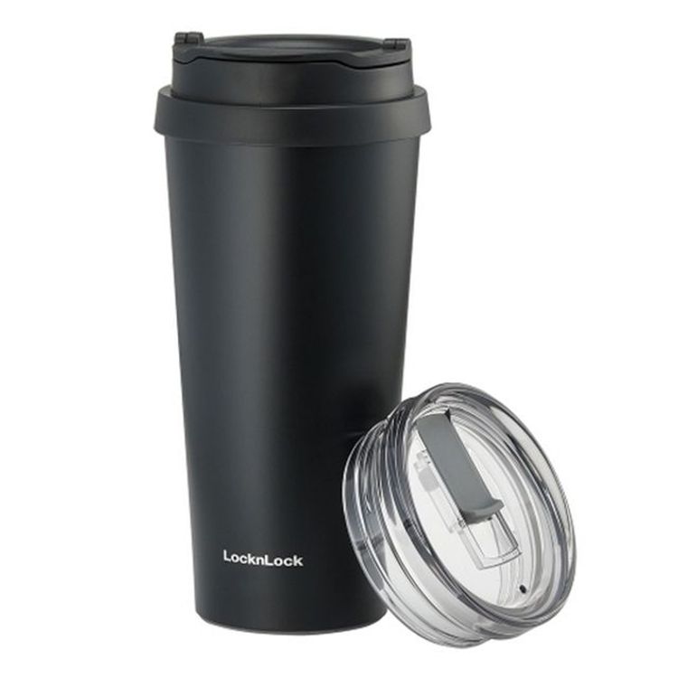 락앤락 뉴클립 더블 보온보냉 이중텀블러 540ml 블랙 홈플러스 택배배송