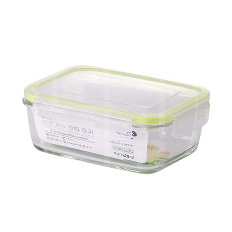 강화유리 820ml 밀폐 용기 전자레인지 반찬 살림템 홈플러스 택배배송
