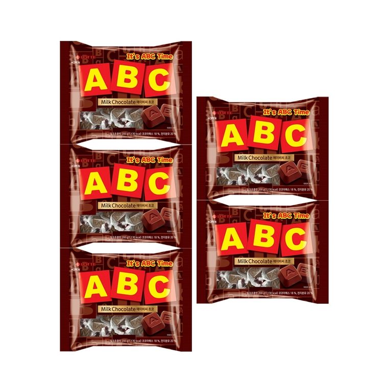 더반 롯데제과 Abc 초콜릿187g X 5봉 홈플러스 택배배송