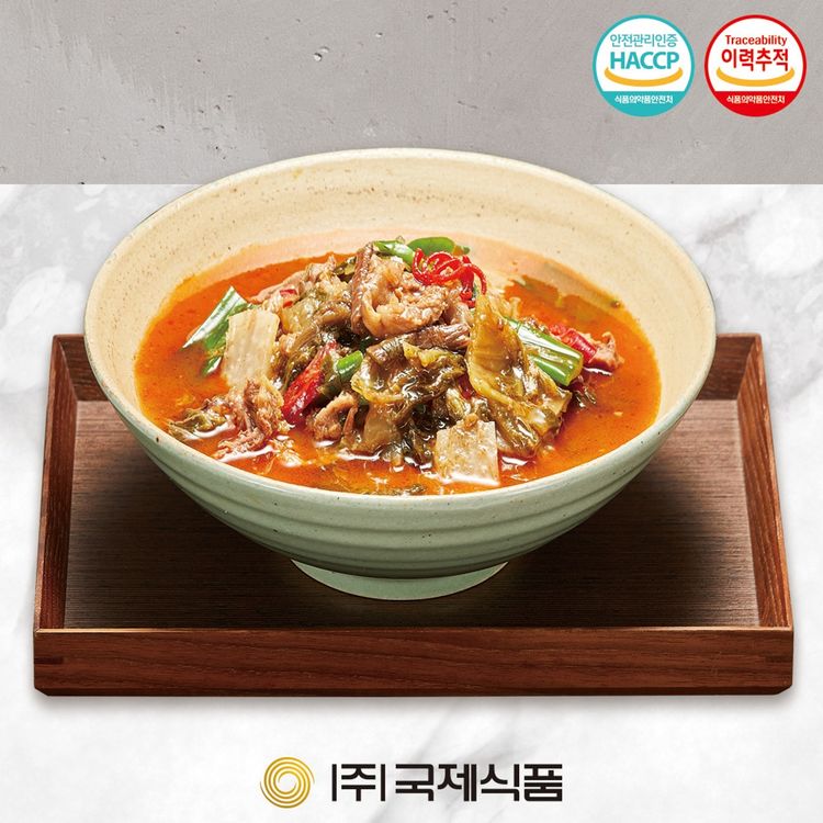 국제식품 초원농원 맛 그대로 진한육수 얼큰 한우 우거지탕 500g1팩 홈플러스 택배배송