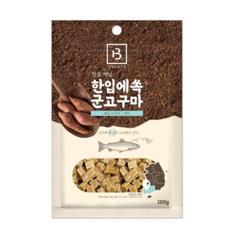 브리더랩 땅끝 해남 한입에쏙 군고구마 연어 100g 홈플러스 택배배송