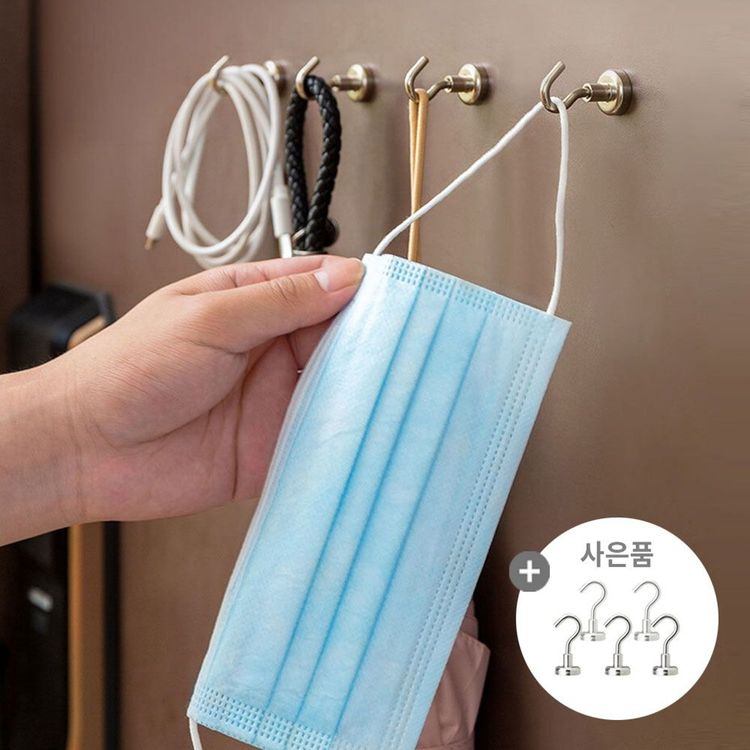 자석 실용적인 N7033acbbc2 후크5p 후크 마스크걸이 선반걸이 현관문자석 홈플러스 택배배송