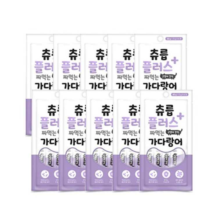 츄릅플러스 짜먹는 유산균 가다랑어 60g 10개묶음 홈플러스 택배배송