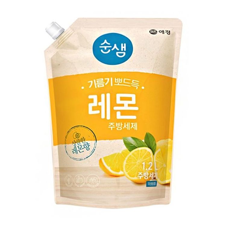 순샘 주방세제 상큼한 레몬향 1200ml 리필 홈플러스 택배배송