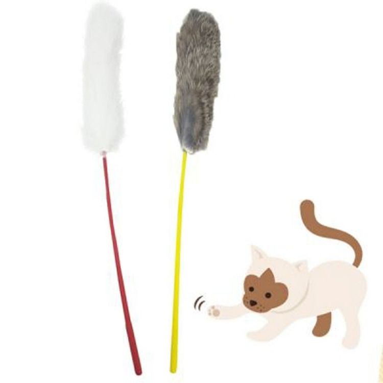 반려묘장난감 고양이 부드러운 털 오뎅꼬치 장난감 2p 1개 35cm 홈플러스 택배배송