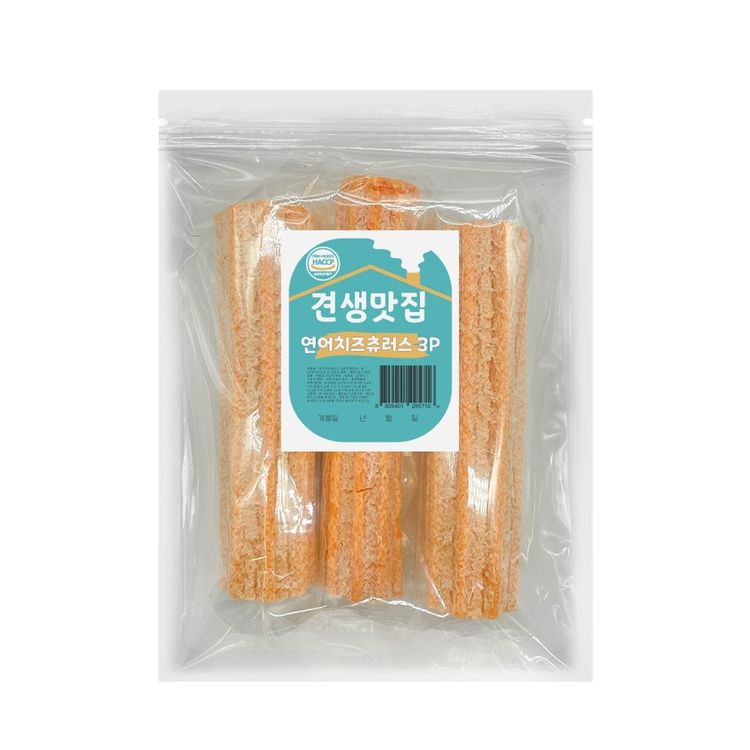 피앤피 견생맛집 연어치즈츄러스 3p 수제 간식 강아지 영양식 홈플러스 택배배송