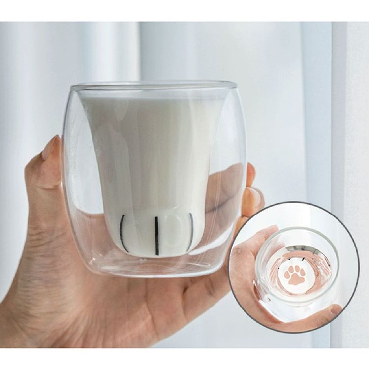 이중유리컵 n8241BEE0E1 풋프린트 고양이발 180ml 1P 홈카페잔 | 홈플러스 택배배송