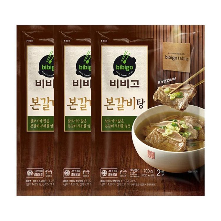 비비고 본갈비탕 X 3개 즉석국 즉석탕 갈비탕 즉석갈비탕 탕 즉석식품 사은품 식품판촉 식품 홈플러스 택배배송