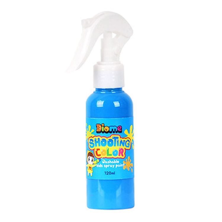 미술놀이 스프레이 물감 슈팅 컬러 120ml 형광파랑 홈플러스 택배배송