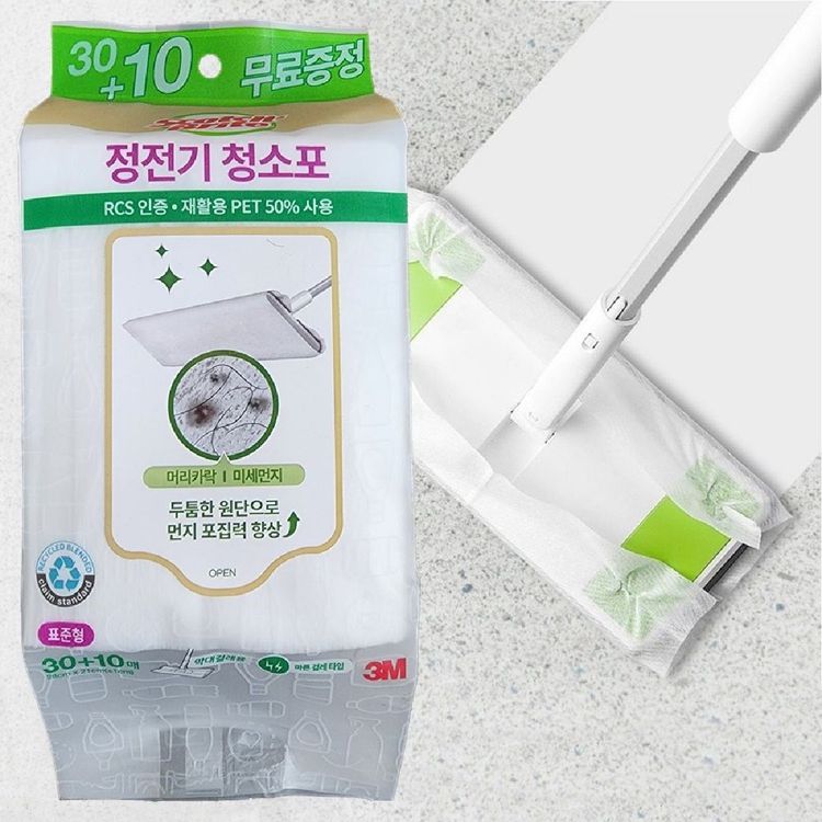 3m N9021e5e174 부직포 정전기청소포 표준형 40매 부직포청소포 홈플러스 택배배송