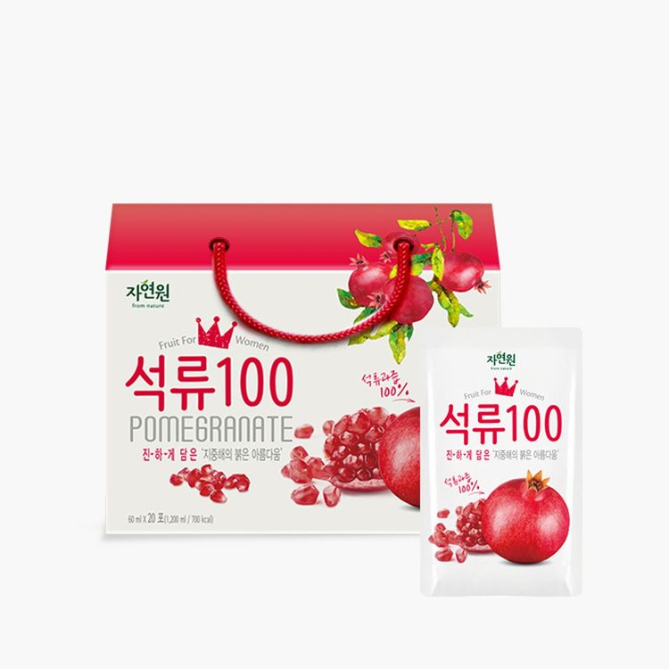 자연원 석류즙 석류100 60ml20포입 X 1세트 총 20포 홈플러스 택배배송