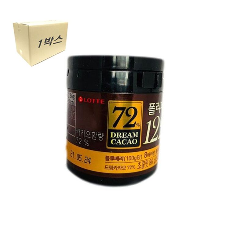 롯데 드림 카카오 72 86g 24개 1box 초콜릿 아이 간식 홈플러스 택배배송