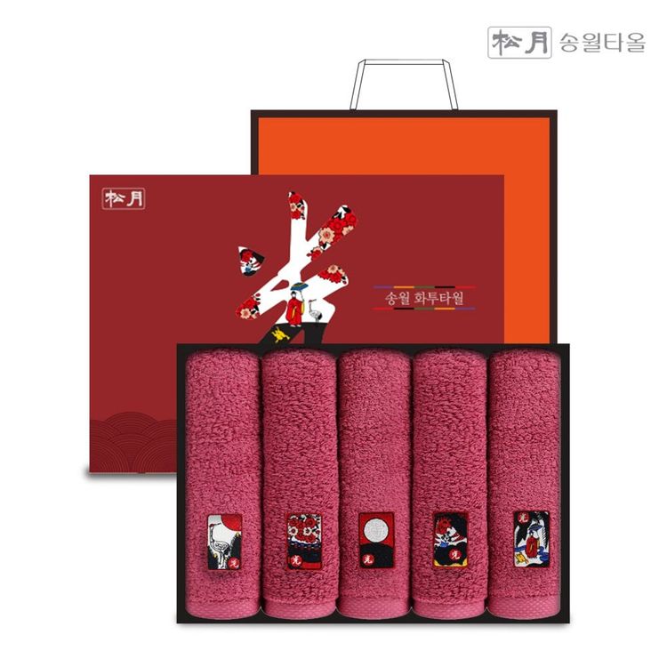 송월 실용적인 N6083aca0a9 화투타올 오광 시리즈 선물세트쇼핑백 홈플러스 택배배송