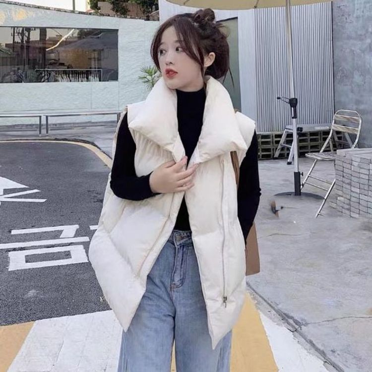 여성 오버핏 조끼 따뜻한 보온패딩 홈플러스 택배배송