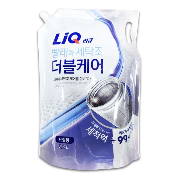 리큐 빨래와 세탁조 더블케어 드럼용 리필 26l 홈플러스 택배배송