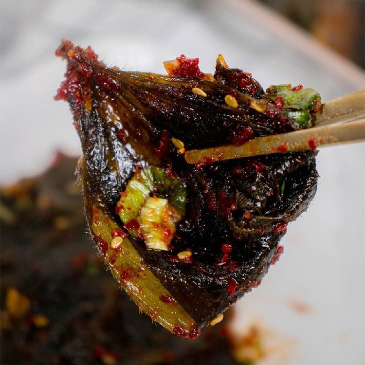★비밀특가★ 밥친구 순창 초록 양념 콩잎장아찌 500g 홈플러스 택배배송