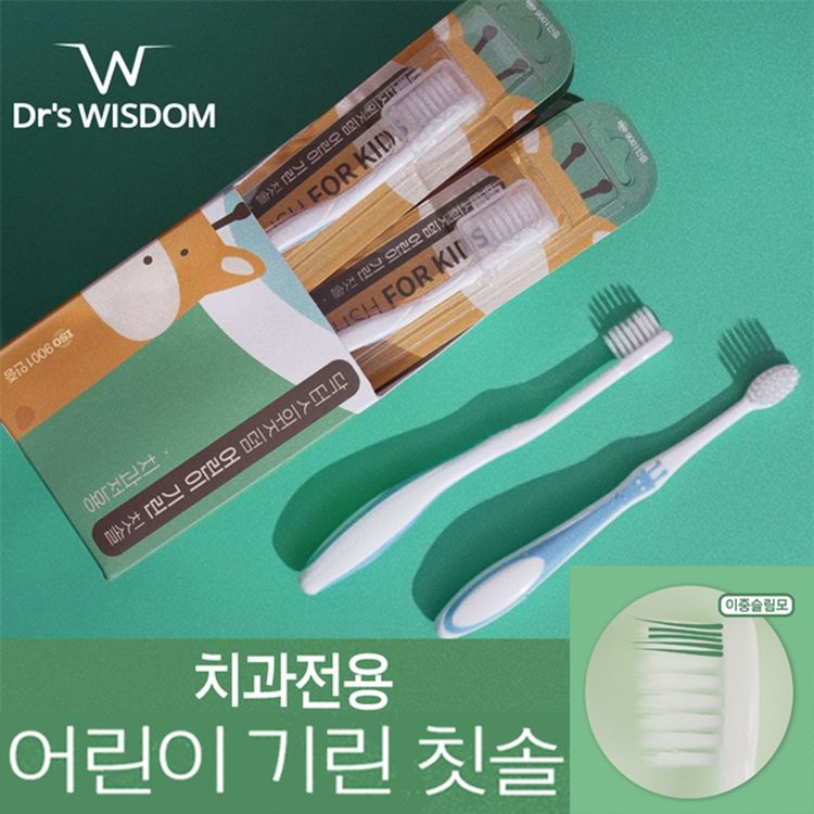 닥터스위즈덤 치과용 어린이 기린칫솔 12개입이중슬림모 홈플러스 택배배송