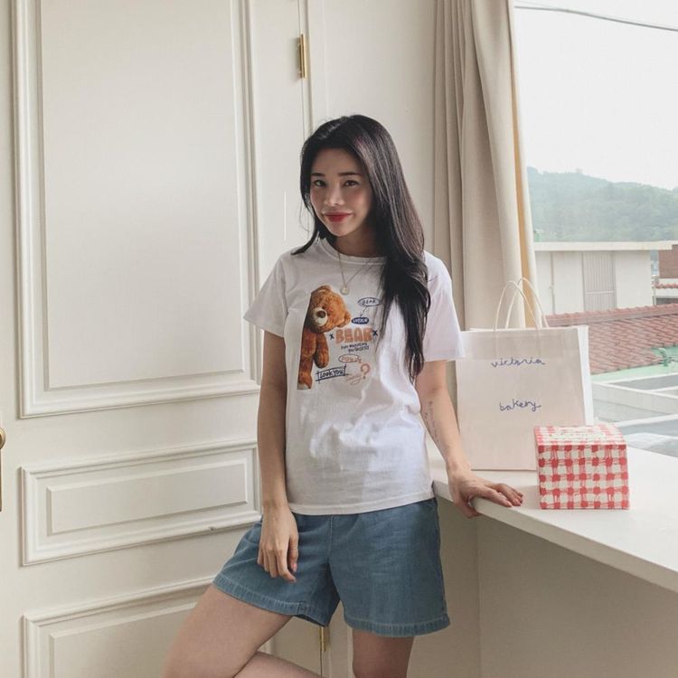 여자 허리끈 연청 반바지 라이트블루 밴딩 3부 숏팬츠 홈플러스 택배배송