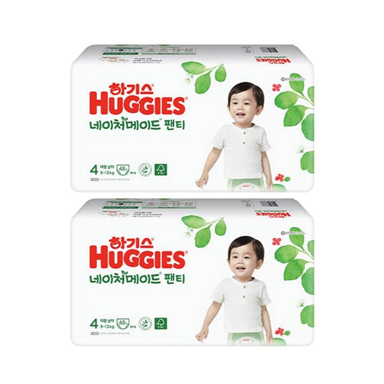 하기스 네이처메이드 4단계 남아 팬티 48매x2팩 대형 홈플러스 택배배송