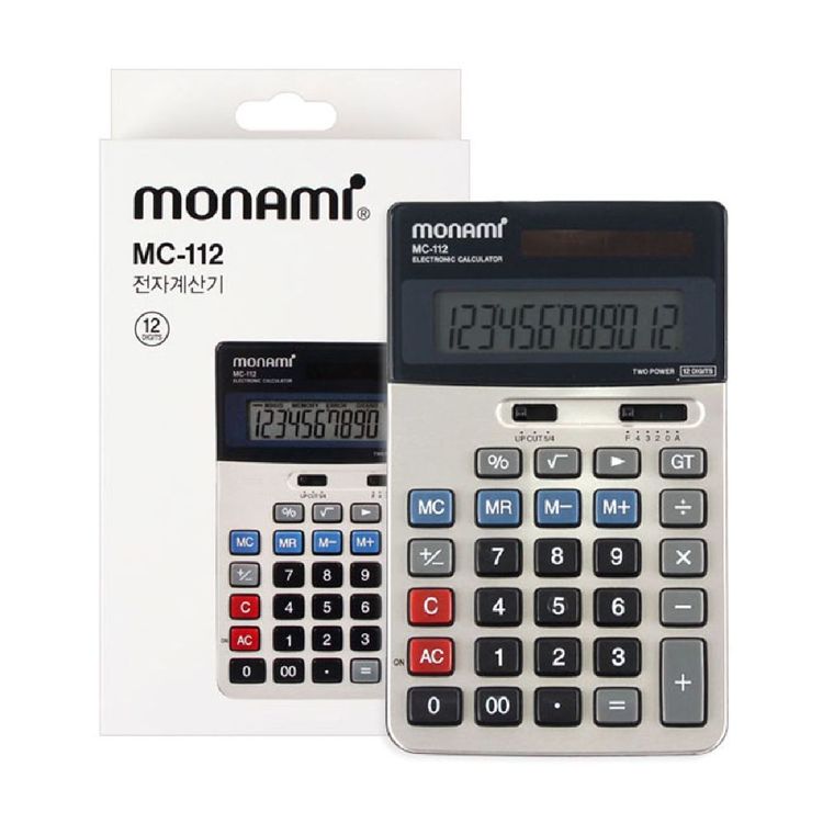 모나미 N8241bb245e Mc 112 전자계산기 1p 회계 사무용 계산기 홈플러스 택배배송