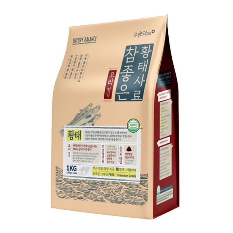 강아지오리간식 강아지 참좋은 황태사료 오리 1kg 1p 애견 건조 간식 홈플러스 택배배송
