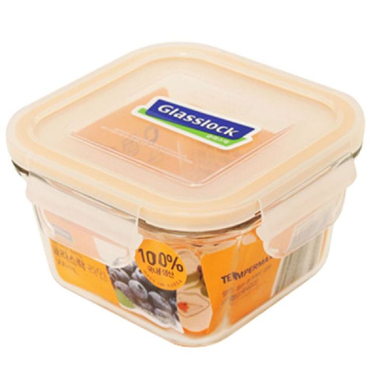 글라스락 라인 밀폐용기 210ml 정사각 미니 반찬 젓갈 홈플러스 택배배송