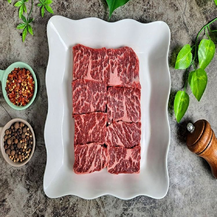 미국산 쇠고기 냉장 살치살 스테이크 구이용 통두께 절단없음 500g 홈플러스 택배배송